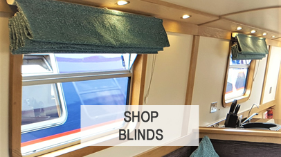 Narrowboat furniture, upholstery, inventory & roman blinds | Aqua ...